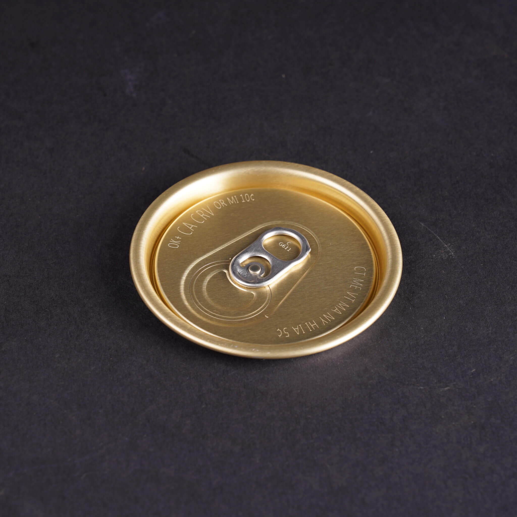 Gold Pop Top Lids - Crowler Nation